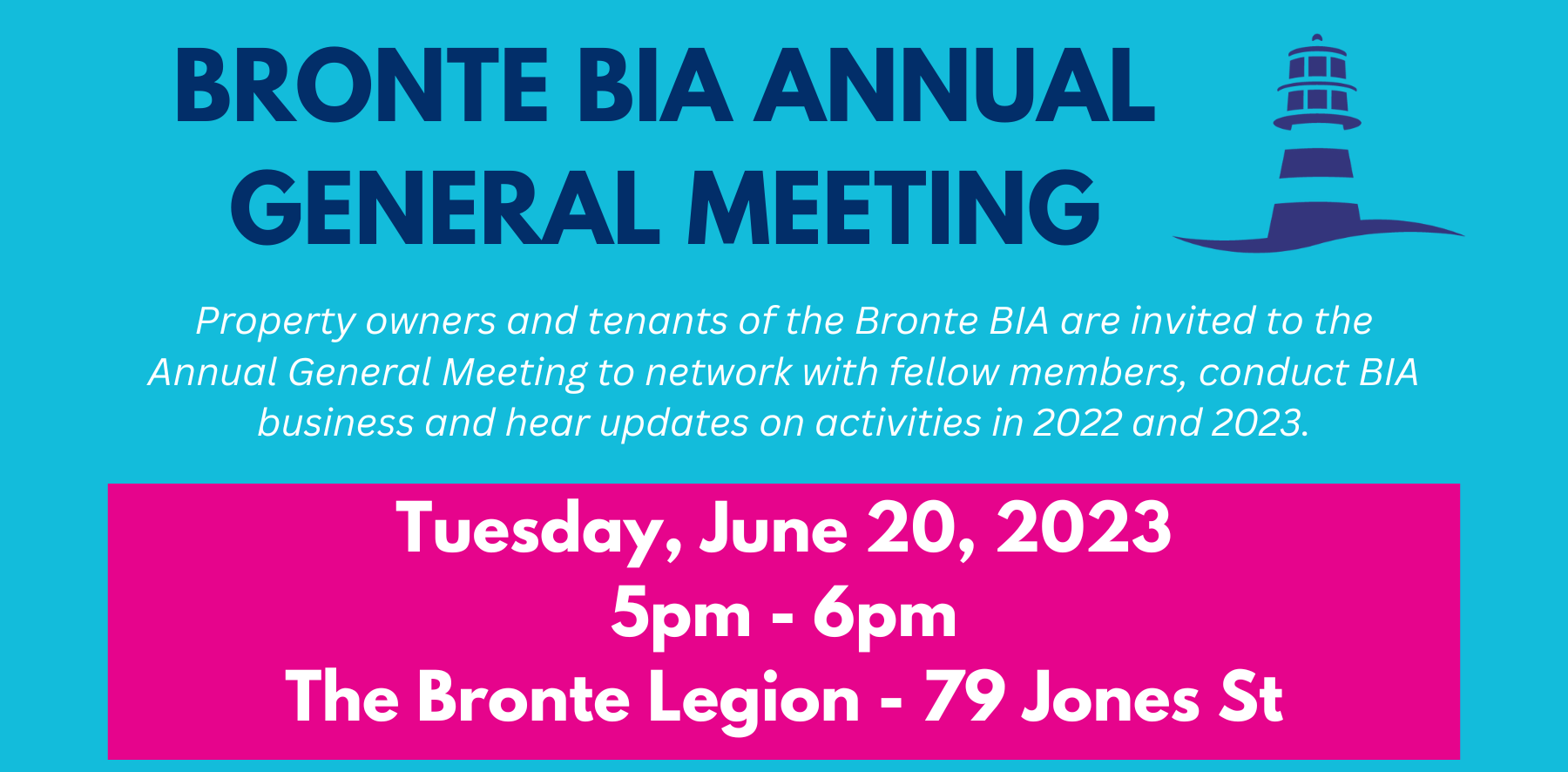 BIA Annual General Meeting – Bronte Village